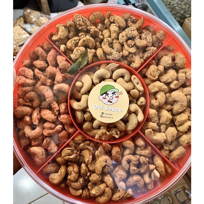 Jual KACANG MEDE TRAY 5 RASA / METE TOPLES PREMIUM / PARSEL LEBARAN ...