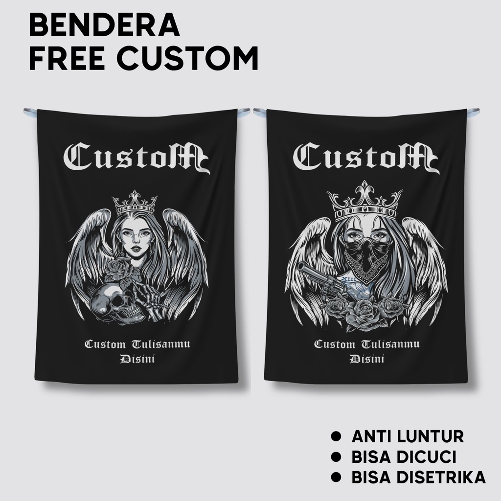 Jual BENDERA KELAS LADIES JUMBO BEBAS REQUEST | BENDERA KOMUNITAS ...