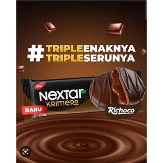 Jual Nextar Krimero Richoco double Chocolate 1 box / 10 pcs | Shopee ...