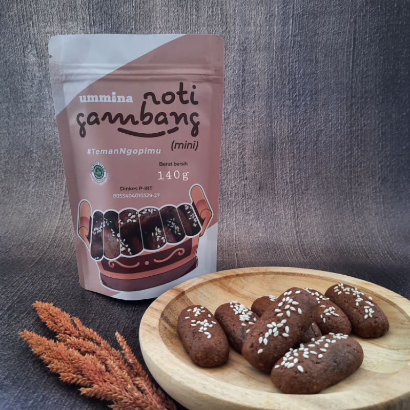 Jual [HALAL MUI] Ummina Roti Gambang Mini / Ganjel Rel kemasan pouch ...