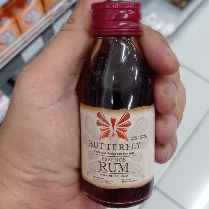 Jual Essence RUM BUTTERFLY Jamaica Botol 60 Ml | Shopee Indonesia