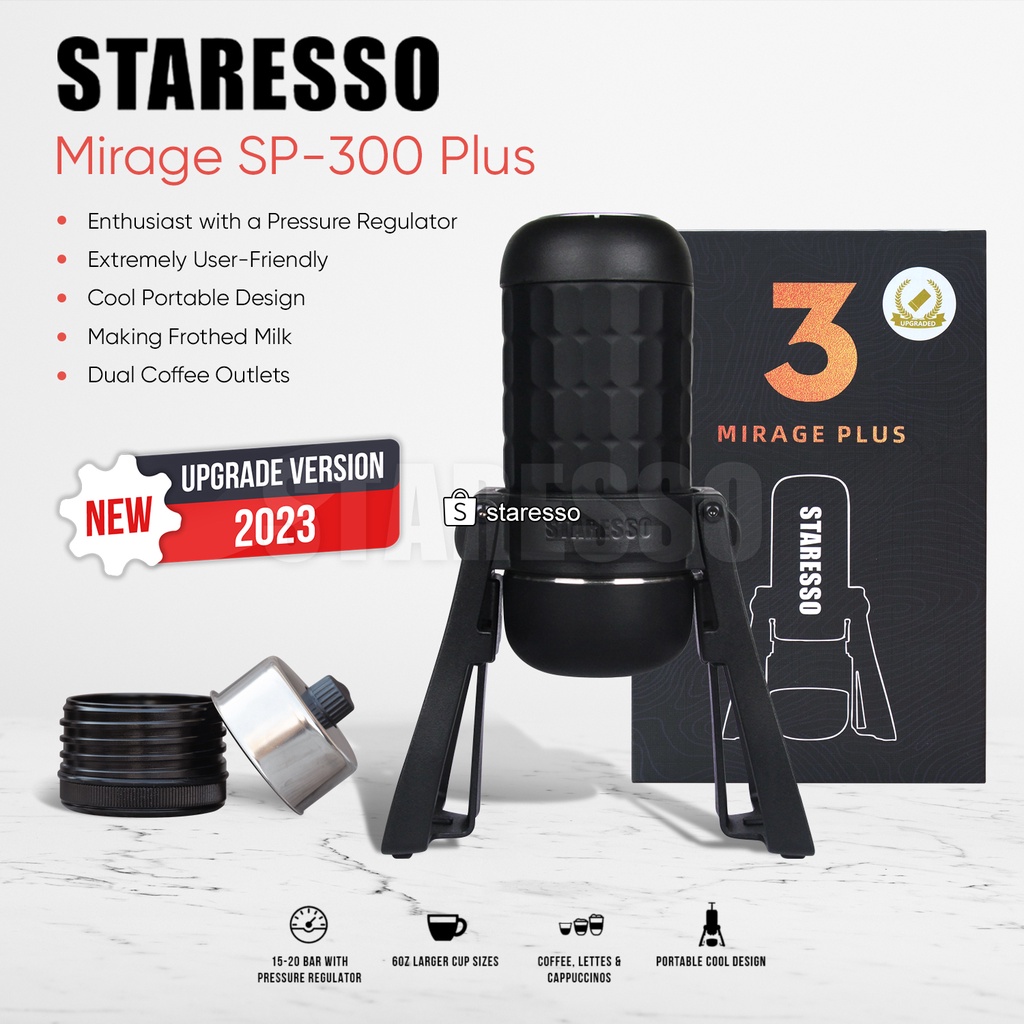 Jual Staresso SP-300 Mirage Plus Upgrade Version Portable Espresso ...