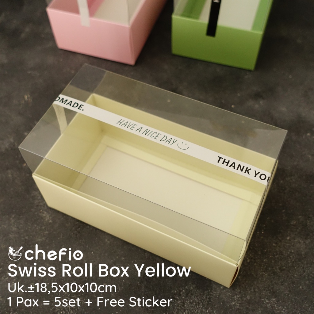 Jual Kotak Kue Mika Paper Cake Box Korean Lunch Box Roti Donat Bolu ...