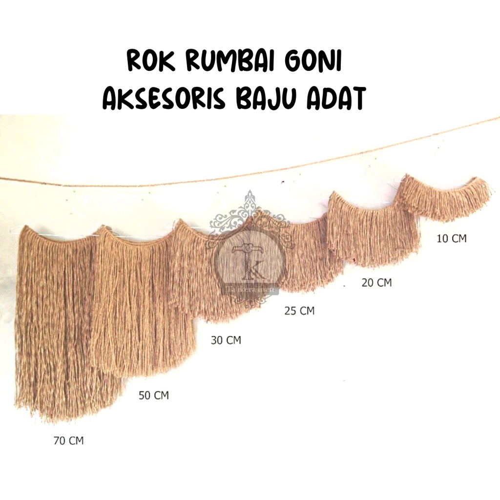 Jual Rumbai tali goni aksesoris adat | Shopee Indonesia