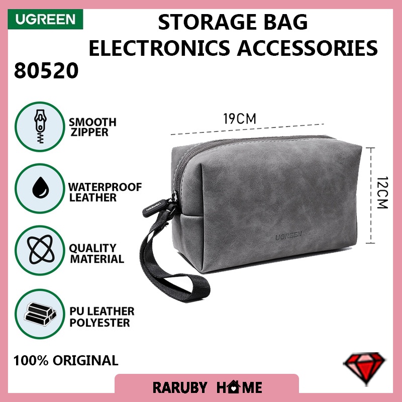 Jual Ugreen Travel Mini Storage Bag Organizer Pouch Tas Kulit Kecil ...