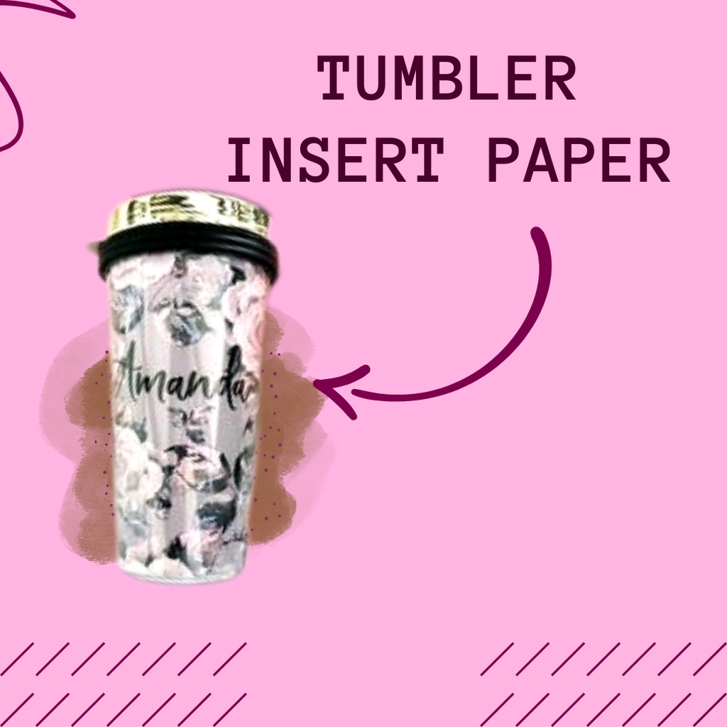 Jual Tumbler Custom/Insert Paper/Botol Air/Custom Insert Paper/Souvenir ...