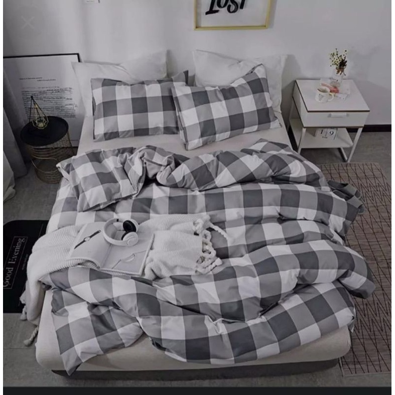Jual BEDCOVER ONLY MOTIF EMILY KOREA ALL SIZE | Shopee Indonesia