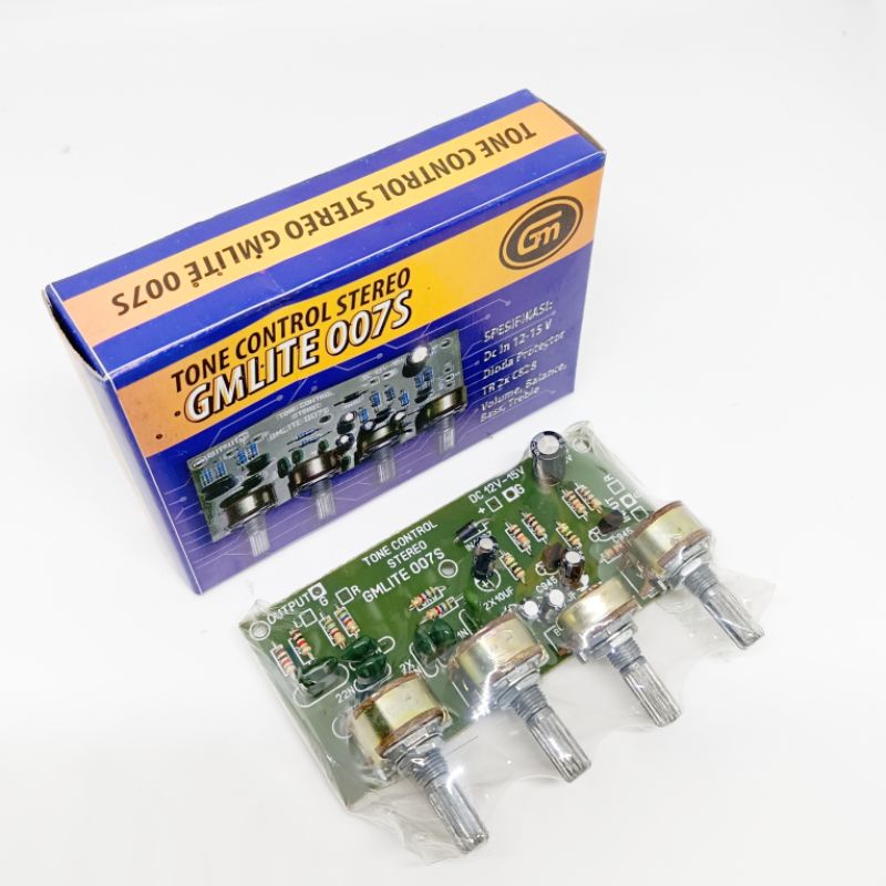 Jual TONE CONTROL STEREO 4 POTENSIO VOLUME BALANCE BASS TREBLE GMLITE ...