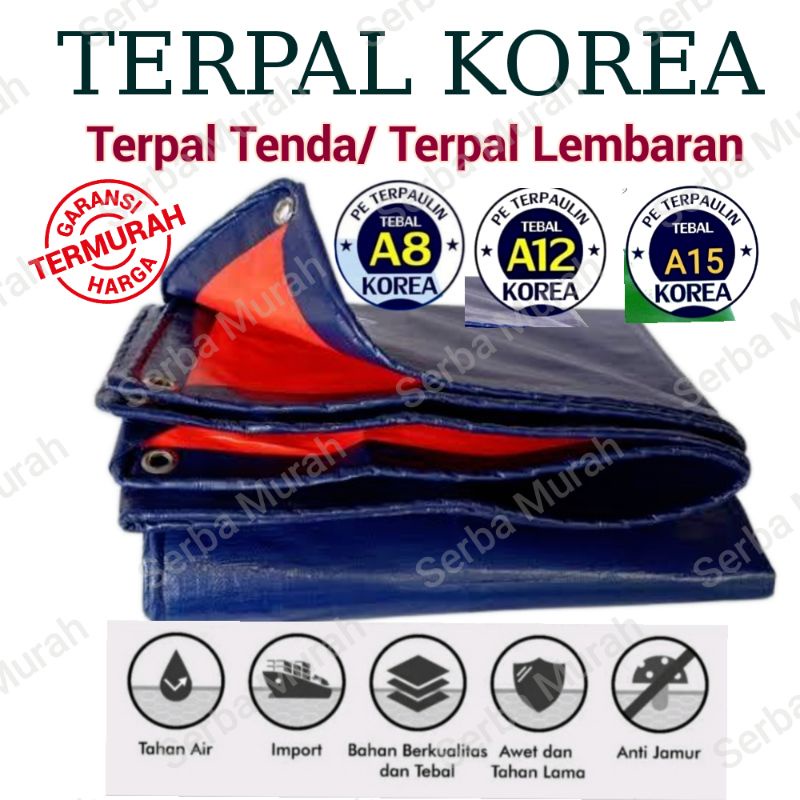 Jual Terpal Tenda Plastik Lembaran Type A8 A12 A15 Dengan Bahan HDPE ...
