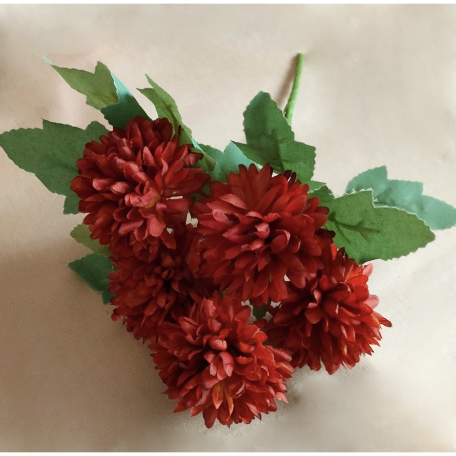 Jual Artificial Flower Pompom Mum Dandelion Premium Bunga Palstik Bunga ...