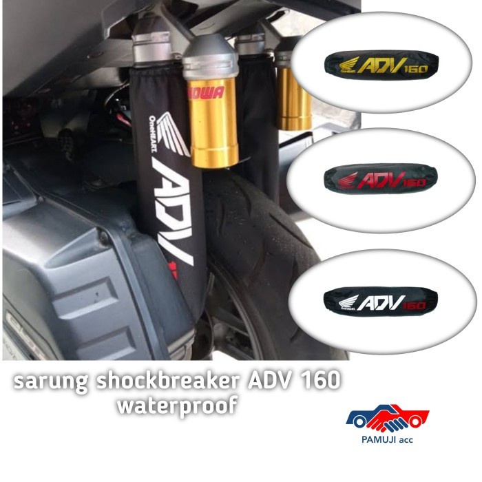 Jual cover shok sarung shockbreaker NEW ADV 160 waterproof Series ...