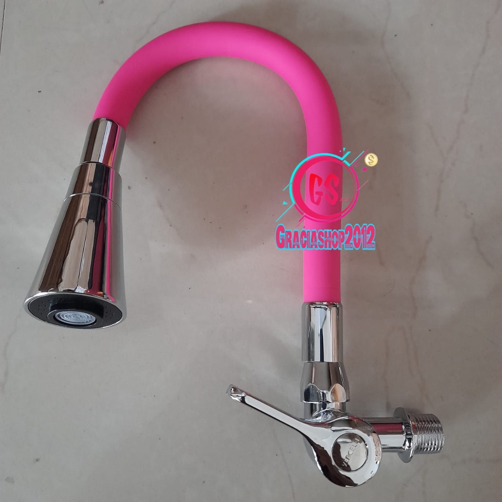 Jual Kran Sink Angsa Flexible Kepala Terompet 2 Fungsi - Kran Air Cuci ...