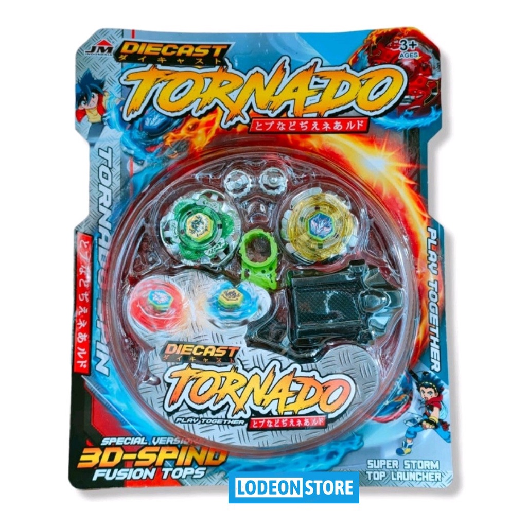 Jual Mainan Gasing Beyblade Diecast Tornado - Mainan Anak Gangsing ...