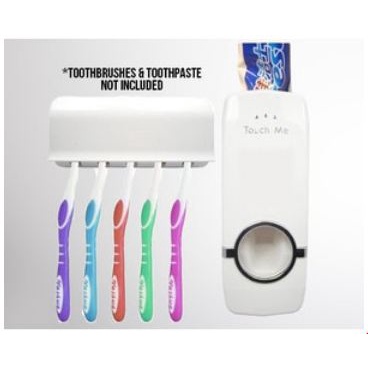 Jual TOUCH ME Dispenser Odol Tempat Sikat Gigi Rak ToothPaste & Brush ...