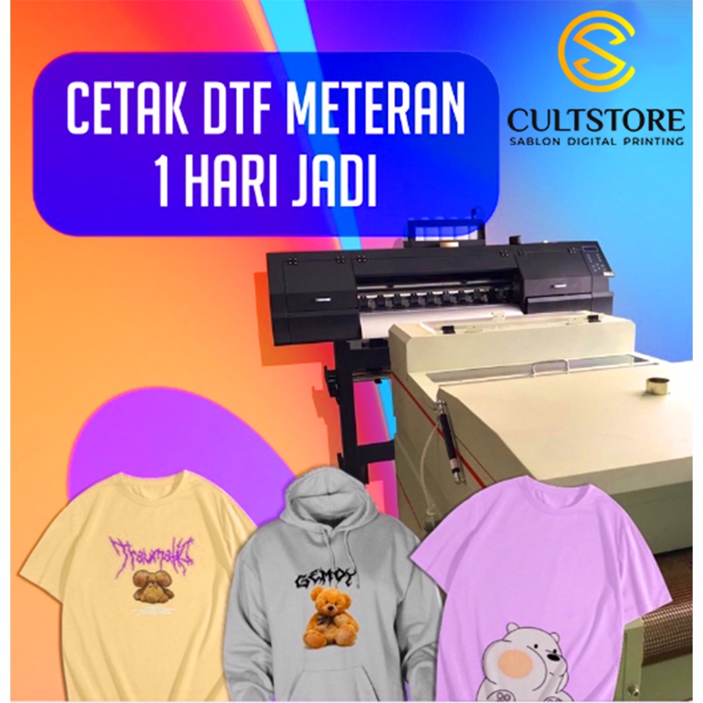 Jual cetak sablon DTF meteran siap press lebar area cetak 60cm | Shopee ...