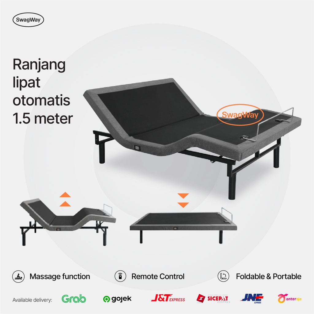 Jual Ranjang elektrik kasur listrik lipat portable lansia remot rumah ...