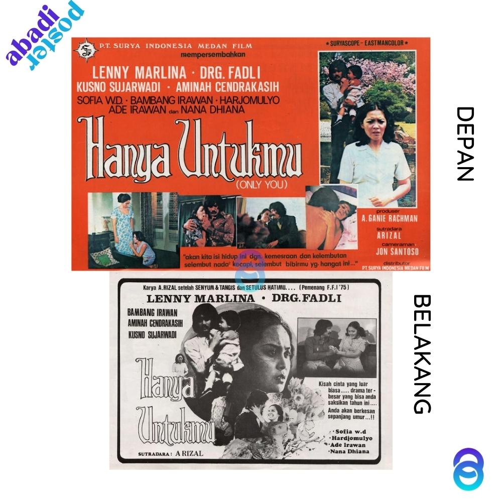 Jual poster film lawas hanya untukmu lenny marlina ade irawan drg fadli ...