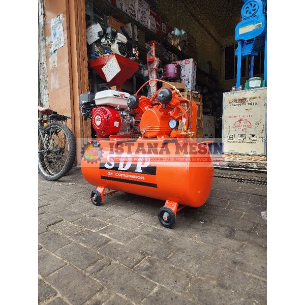 Jual MESIN KOMPRESSOR ANGIN UDARA SDP 2 PISTON 1HP COMPLETE MESIN ...