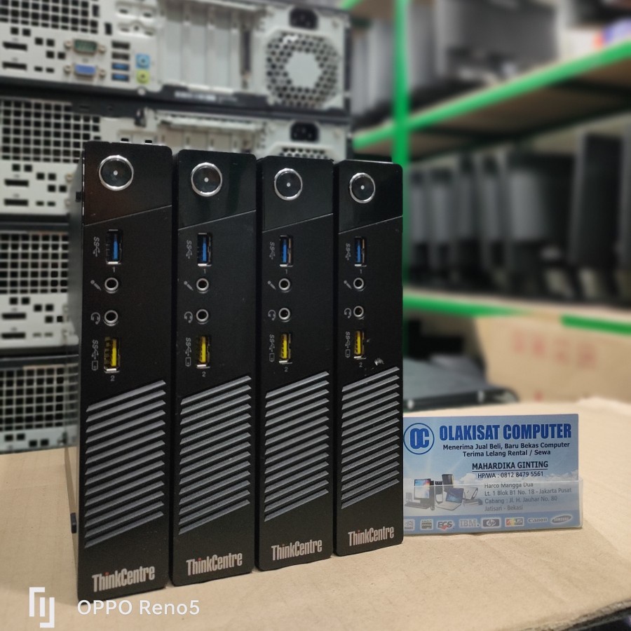 Jual MURAH MINI PC LENOVO SLIM Think Center M93P CORE I5 GENERASI 4 RAM ...