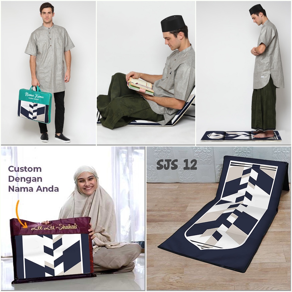 Jual sajadah sandar Lipat Duduk Premium Original Sejadah sandaran ...