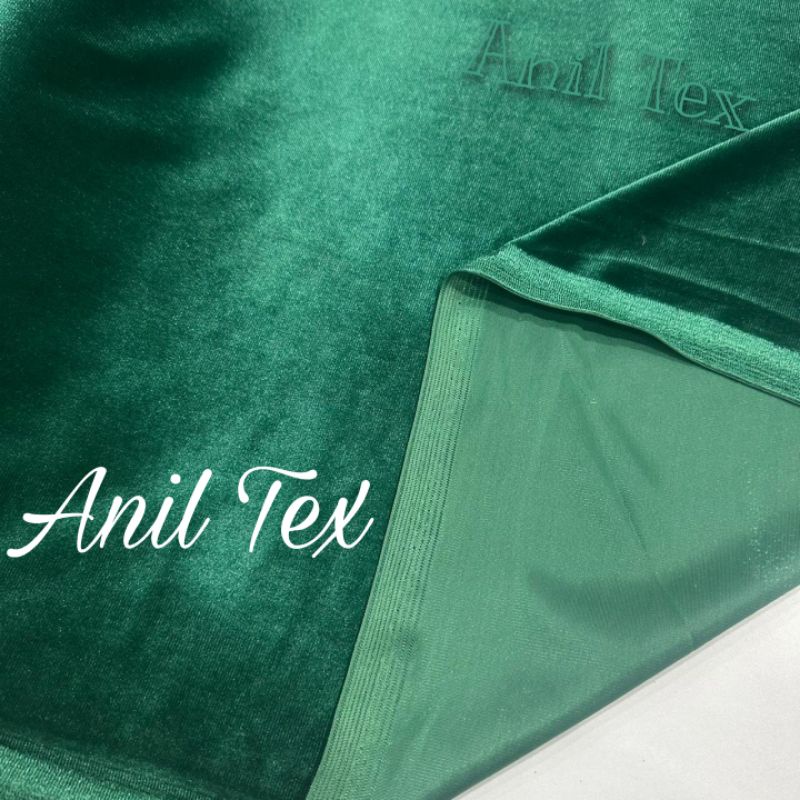 Jual kain bludru premium/bludru stretch grade A/bahan dress bahan sofa ...