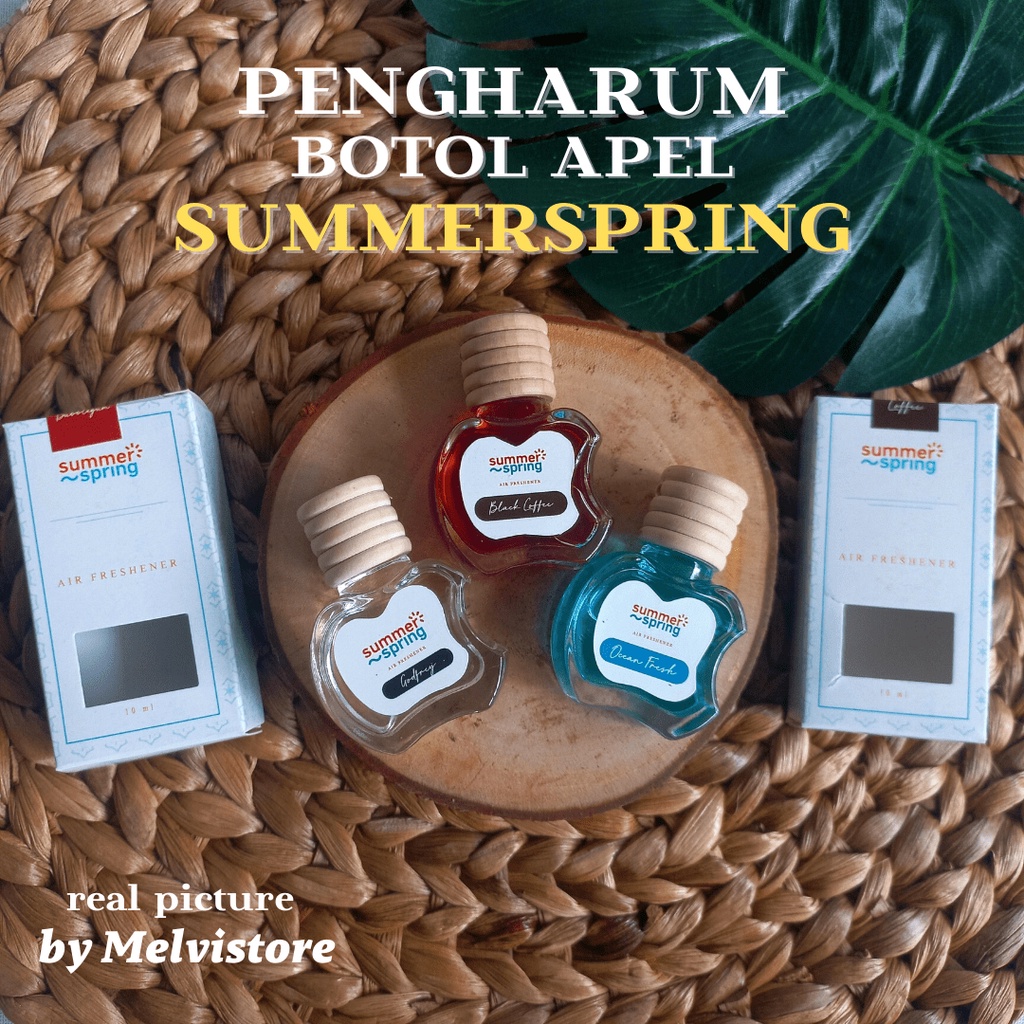 Jual Pengharum Ruangan Pengharum Mobil Botol Apel Summer Spring 10 ml ...