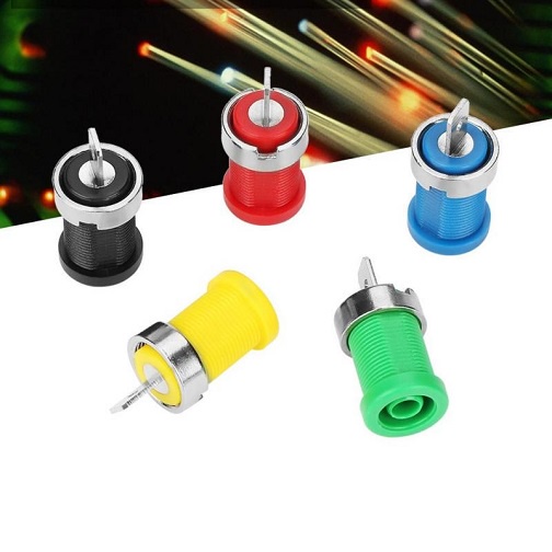 Jual Terminal Socket Banana 4mm Untuk Panel Safety Binding Post Soket ...