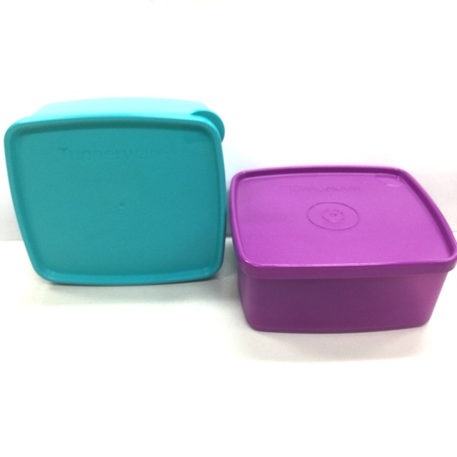 Jual Tupperware Small Square Round | Shopee Indonesia