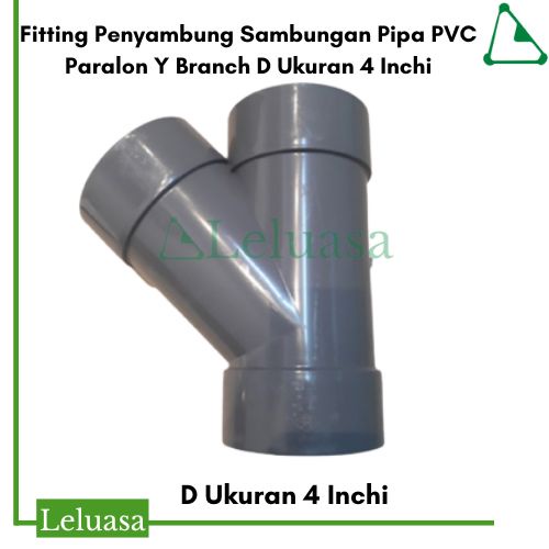 Jual Fitting Penyambung Sambungan Pipa PVC Paralon Y Branch D Ukuran 4 Inchi | Shopee Indonesia