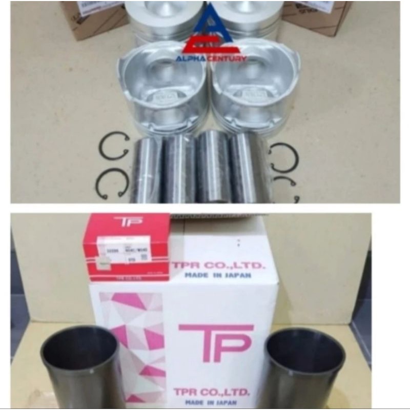Jual PAKET LINER TP + RING PISTON TP + PISTON ASSY TOYOTA HT130 ...