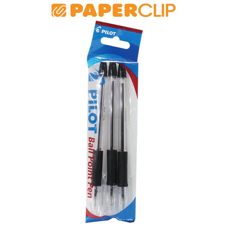 Jual BALLPOINT / PEN PILOT BPP-GPL 10 ISI 3 HITAM | Shopee Indonesia