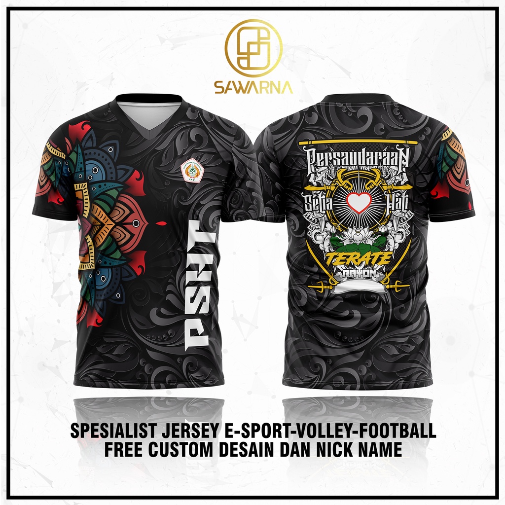 Jual Kaos psht Jersey baju sakral warga bendera jersey panjang batik ...