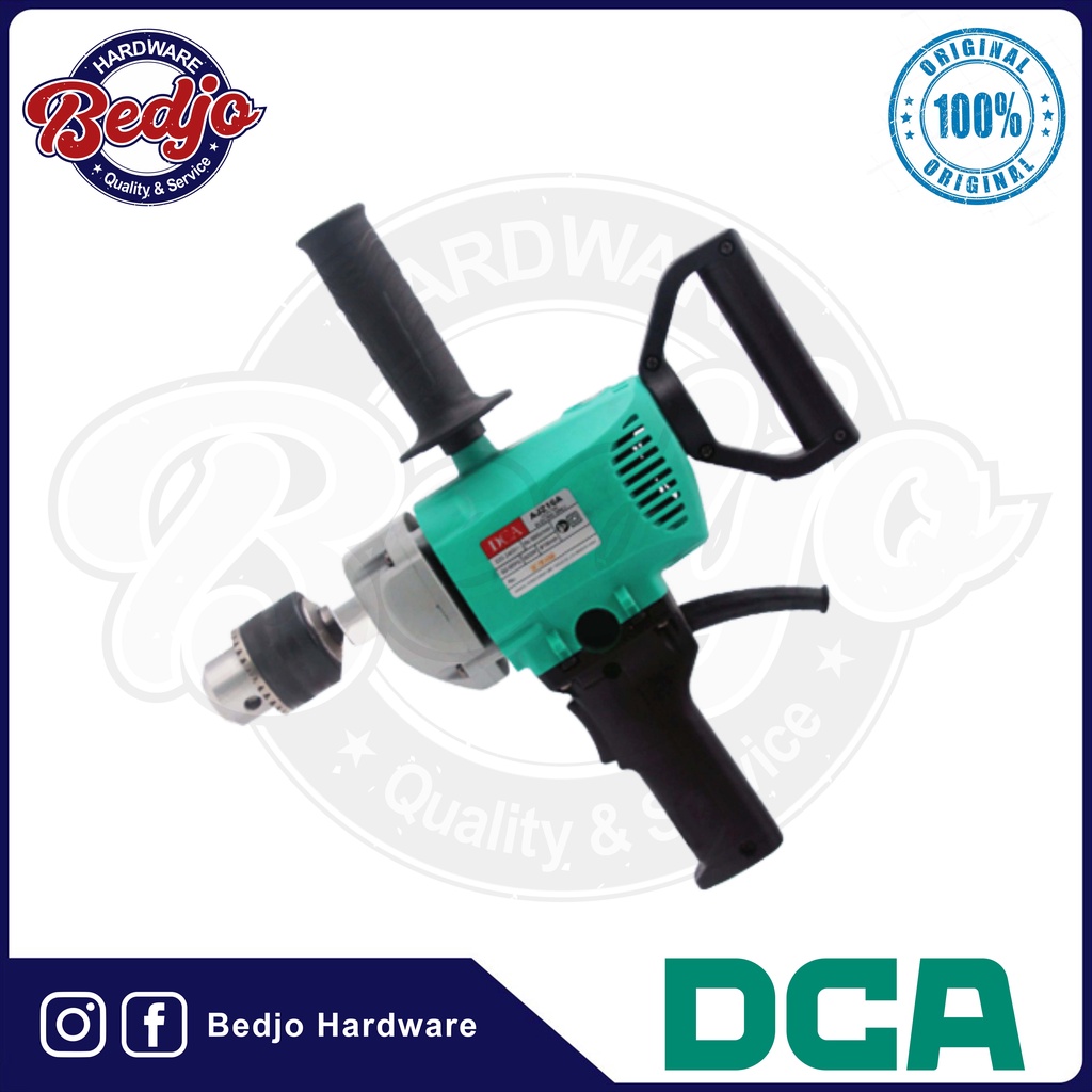 Jual DCA Bor Tangan 16mm 800W / Drill DCA Bor Tangan 16mm AJZ 16A | Shopee Indonesia