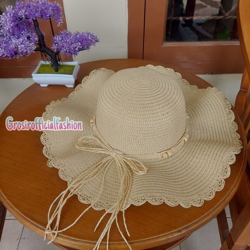 Jual Topi pantai Gelombang Monte PG5 / Topi pantai import manik / /Topi ...