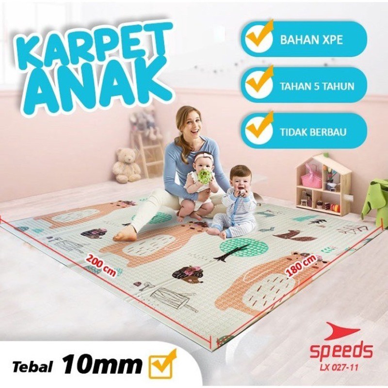 Jual Playmat Bayi Tebal Karpet Bayi 180x200 cm | Shopee Indonesia