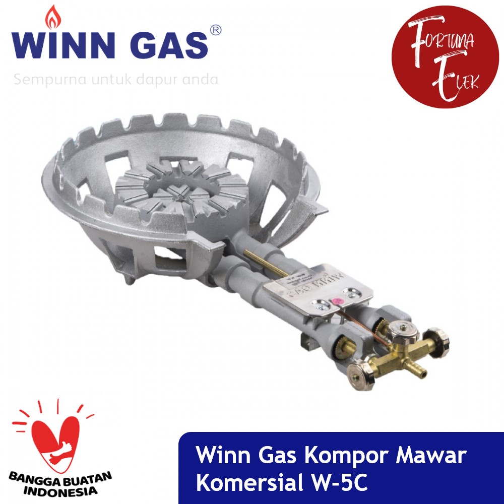 Jual Winn Gas Kompor High Pressure Commercial W 5C / W 5 C Kompor ...