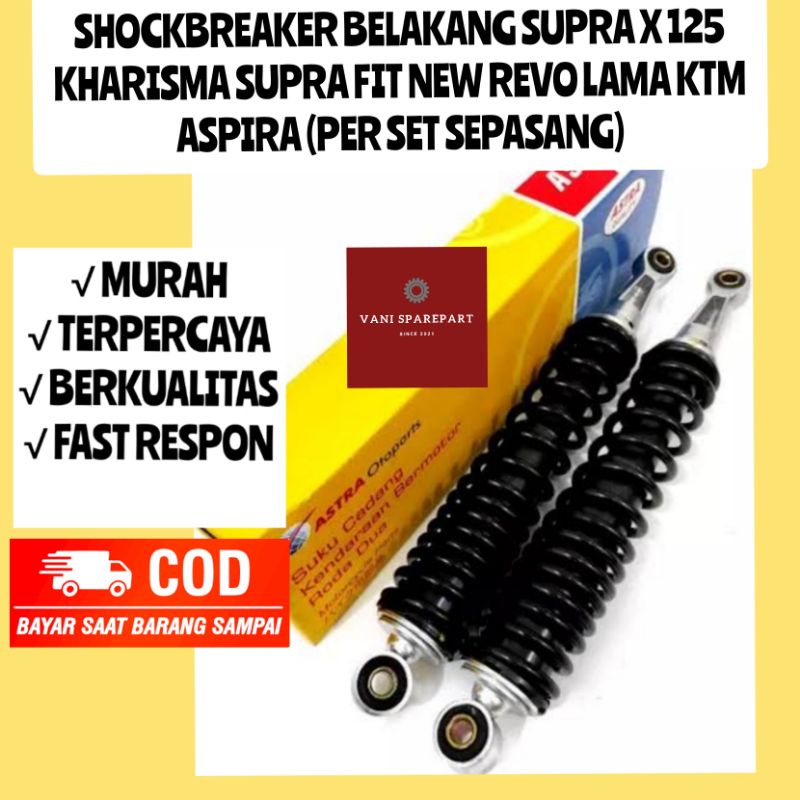 Jual SKOK SHOCK SHOCKBREAKER BELAKANG SUPRA X 125 KHARISMA SUPRA FIT ...