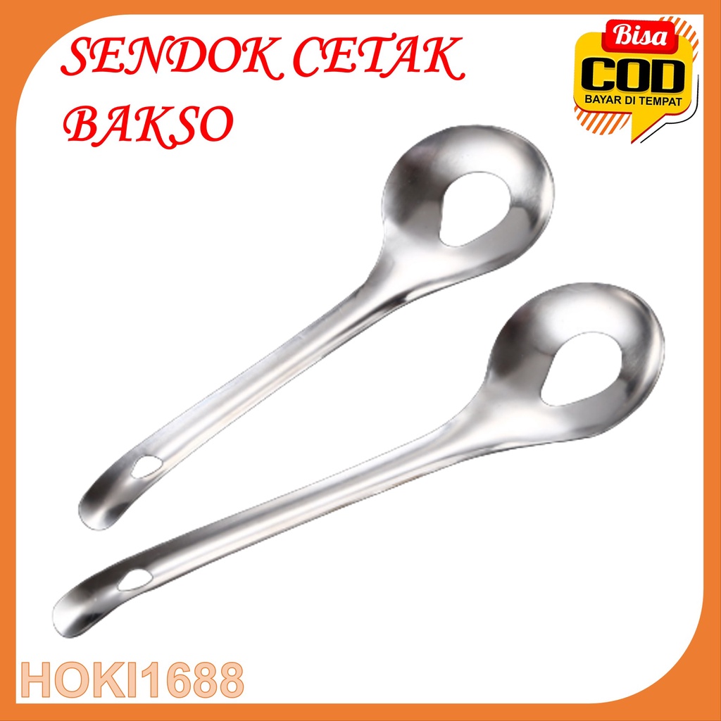 Jual Sendok Pembuat Bakso Premium/ Cetakan bakso stainless anti lengket ...