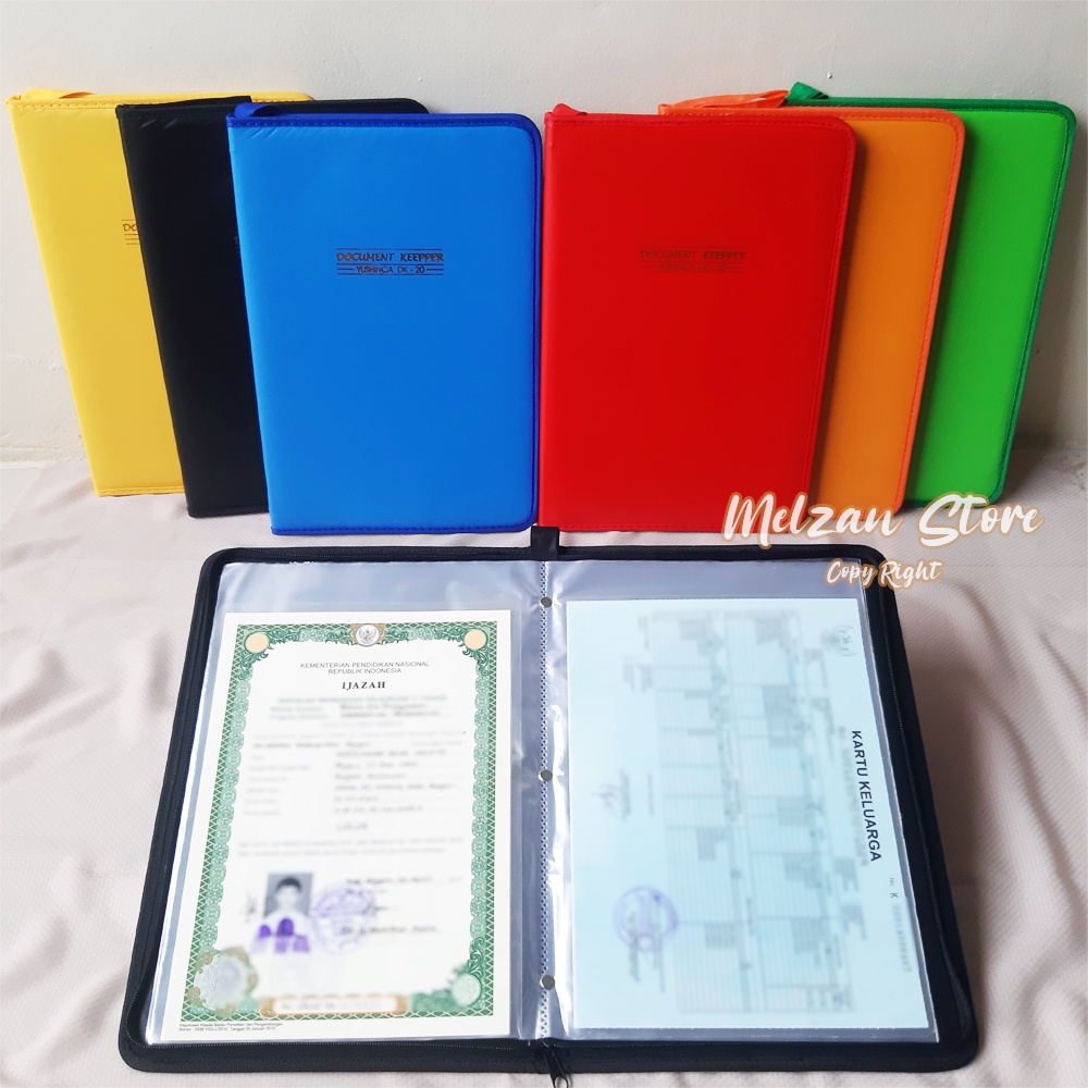 Jual Dokumen Keeper Ukuran Folio isi 20 Lembar / Map Ijazah / Map KK / Map Dokumen | Shopee ...