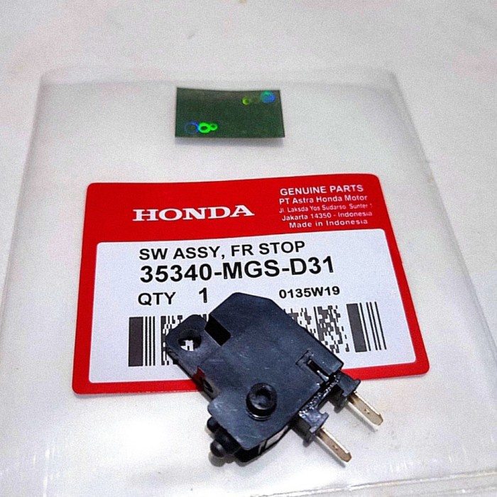 Jual SWITCH SWIT REM KANAN HONDA PCX 150,CBR,ADV ASLI AHM (MGS ...