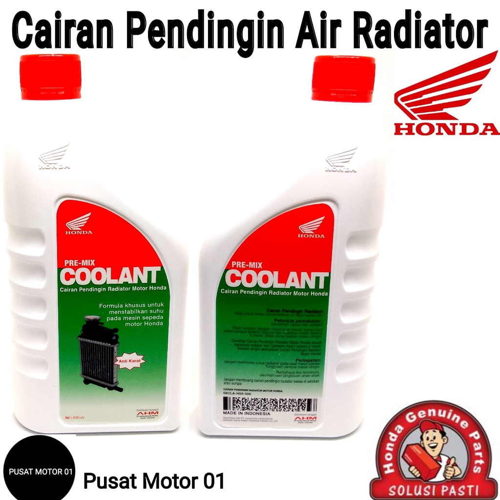 Jual Cairan Pendingin Air Radiator Original Ahm Honda Coolant 500ML ...