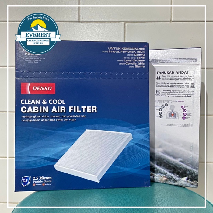 Jual Filter Udara Cabin Kabin AC Innova / Fortuner Denso 2370 | Shopee ...