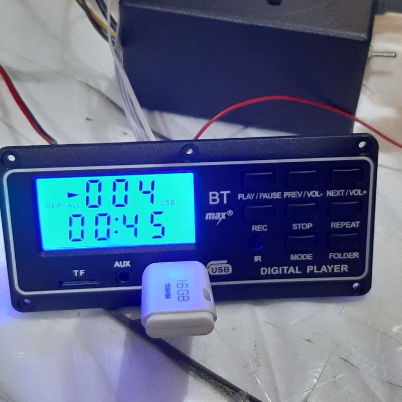 Jual Modul MP3 Bluetooth LCD Besar / Modul MP3 BLUETOOTH Display Layar ...