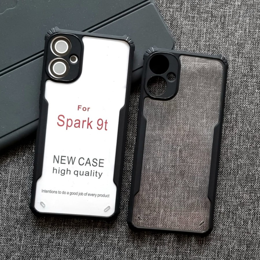 Jual TECNO SPARK 9T CASE ARMOR FUSION SHOCKPROOF TRANSPARENT CASETECNO ...
