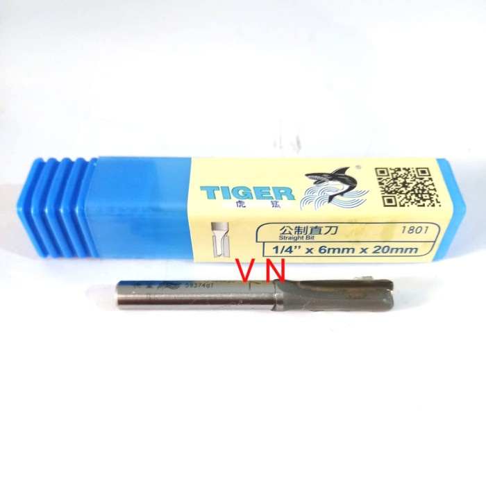 Jual Mata Router/Profil lurus 6 mm/Straight Bit Tiger | Shopee Indonesia