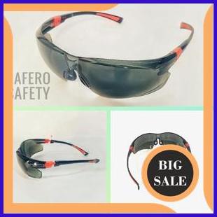 Jual perkakas KACAMATA SAFETY APD K3 GLASSES HITAM SMOKE BLACK ENZO ...