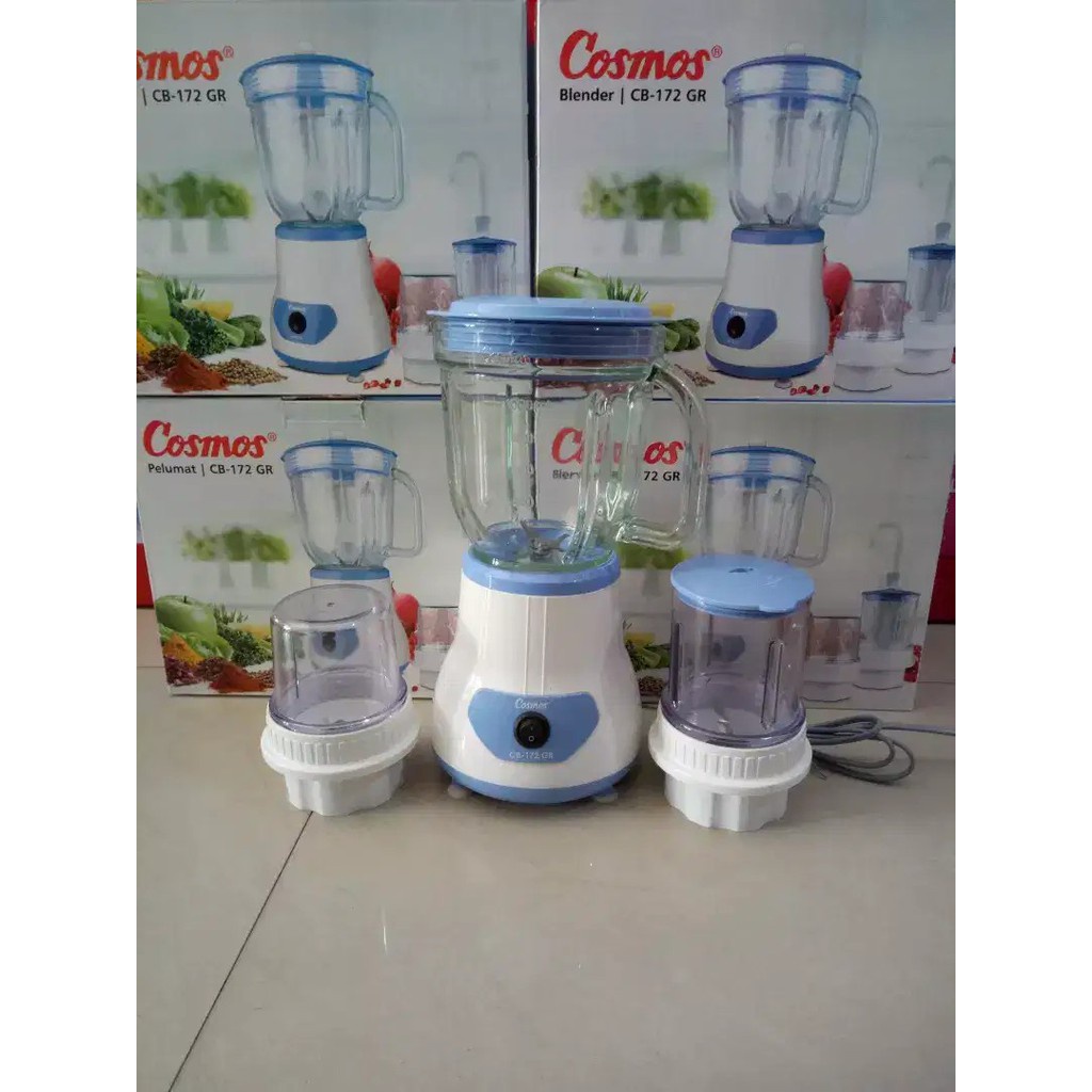 Jual COSMOS BLENDER KACA 2in1 GELAS CB 171 172 G 171G KAPASITAS 1 LITER ...