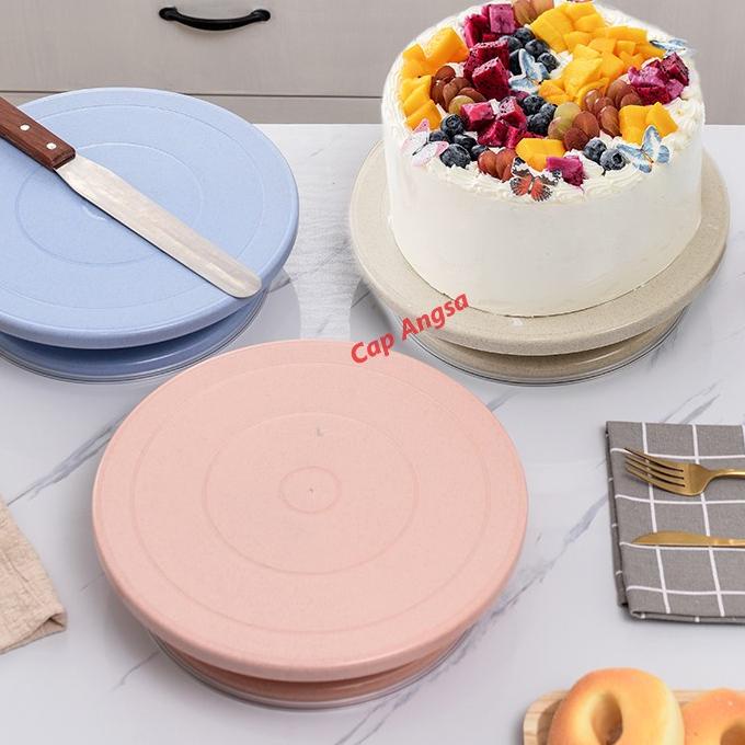 Jual CAKE TURNTABLE MEJA PUTAR TURN TABLE ROTARY TRAY DISPLAY DEKORASI ...