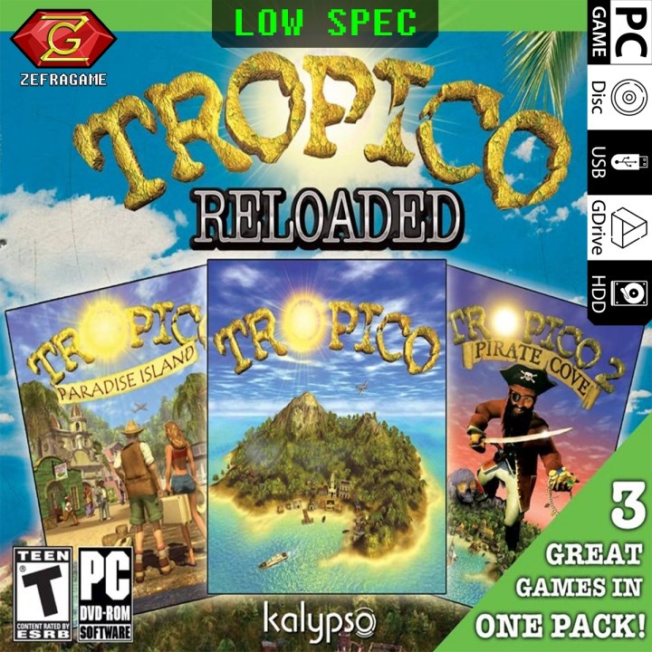 Jual Tropico 1 & 2 Reloaded PC Full Version/GAME PC GAME/GAMES PC GAMES ...