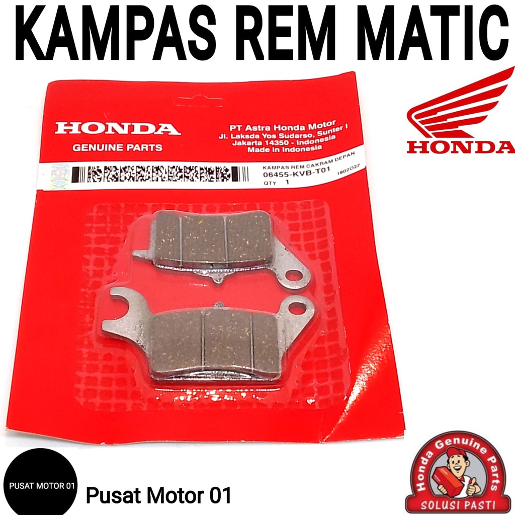 Jual Kampas Rem Original Ahm Honda Cakram Depan Motor Matic Ori Disk ...